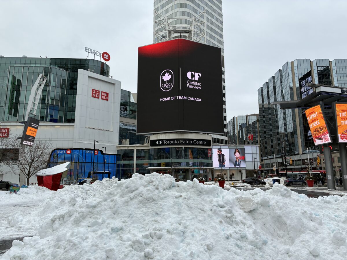 CF Toronto Eaton Centre Transforms Into Olympic Experience Hub With ...